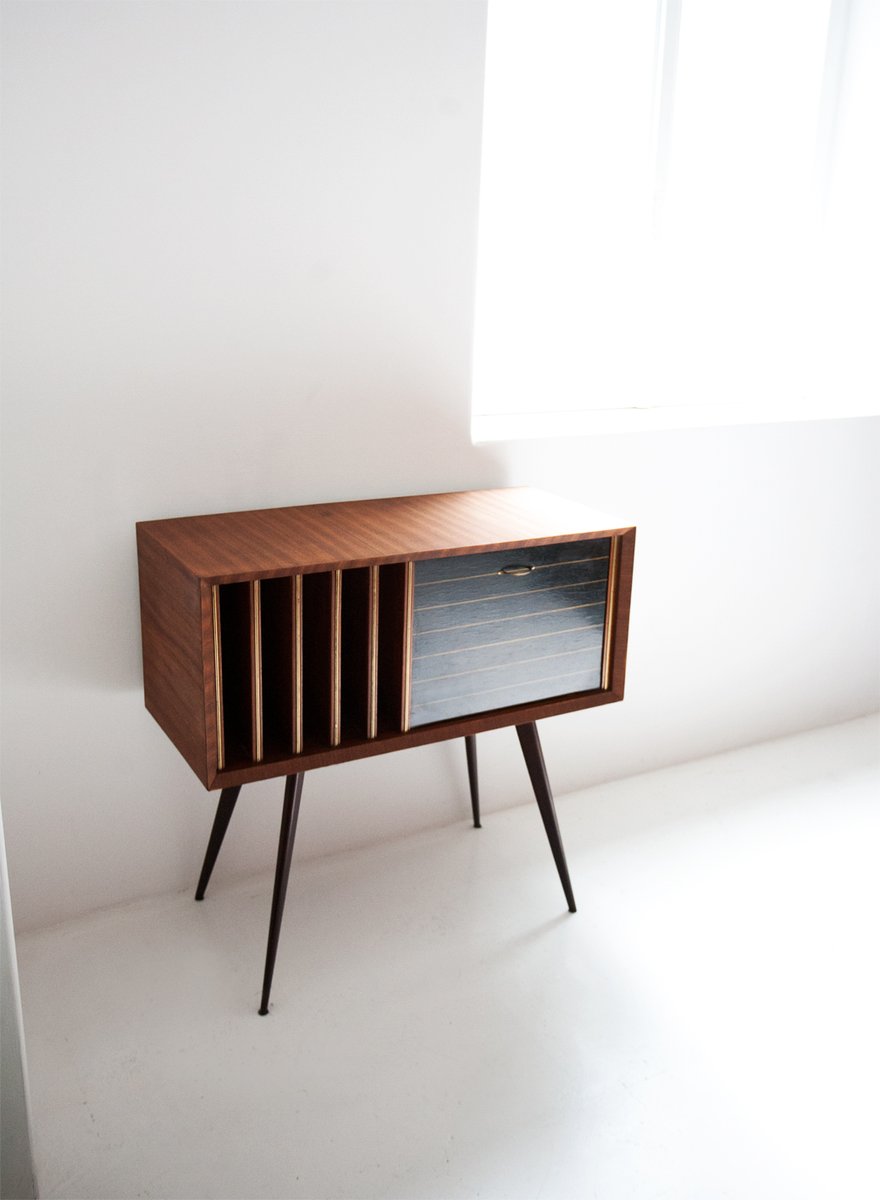 Italian Mahogany Hi-Fi Cabinet, 1960s for sale at Pamono