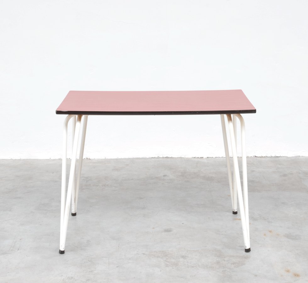 Vintage Red Formica Dining Table for sale at Pamono
