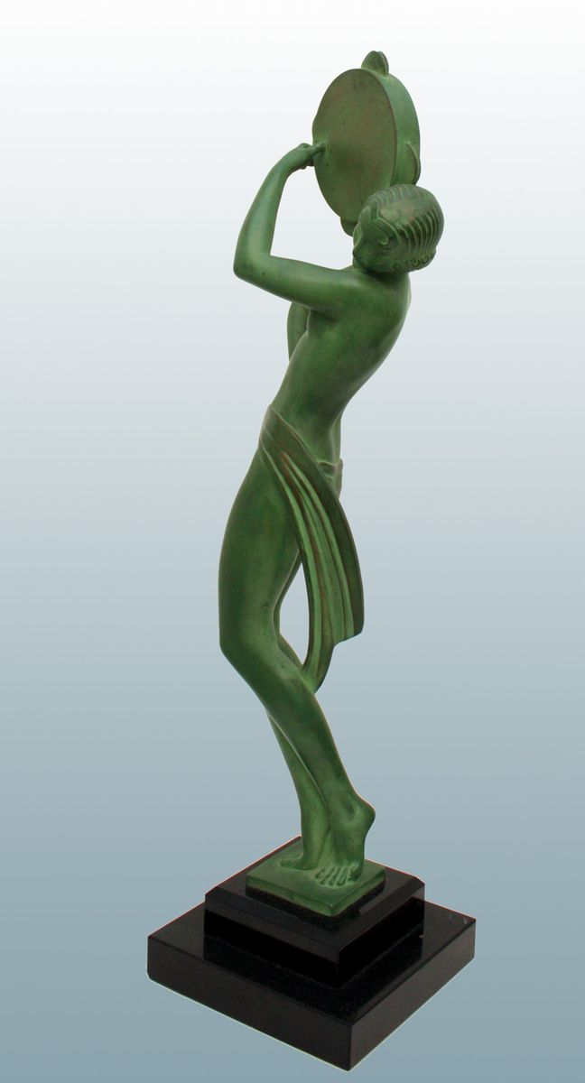 Farandole Art Deco Metal Sculpture by Fayral, 1930s for sale at Pamono Farandole Art Deco Metal Sculpture by Fayral, 1930s for sale at Pamono